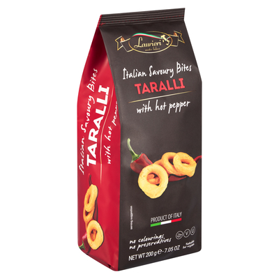 Laurieri Taralli With Hot Pepper Italian Savoury Bites 200g | PnP