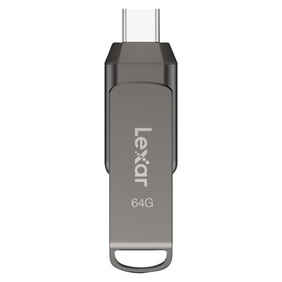 Lexar D400 64GB 3.1 Dual C + A USB Flash Drive | PnP