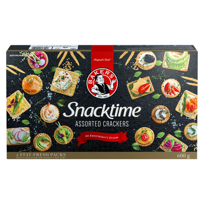Bakers Snacktime Savoury Biscuits 600g | PnP