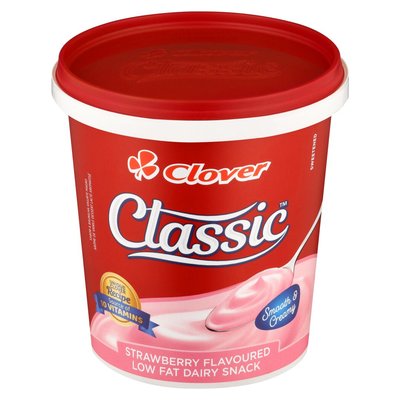 Clover Low Fat Smooth Strawberry Yoghurt 1kg | PnP