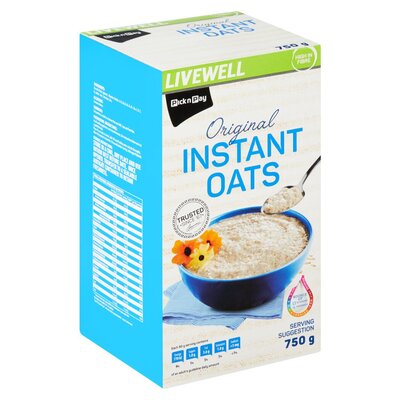 PnP Live Well Original Instant Oats 750g | PnP