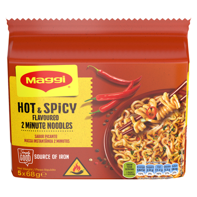 Kellogg's Hot & Spicy Noodles 5 x 70g | PnP