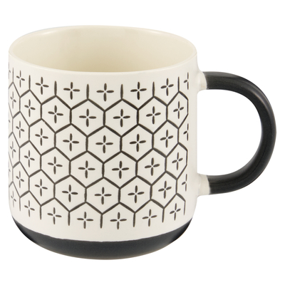 Real Home Assorted Embossed Abstract Mug 360ml | PnP