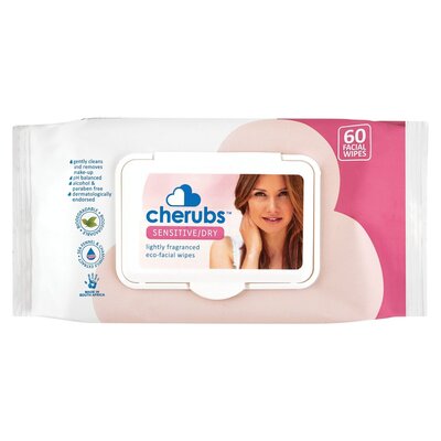 Cherubs Make Up Remover Face Wipes 60 Pack | PnP
