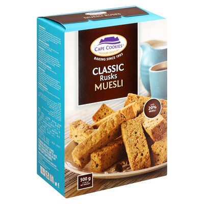 Cape Cookies Muesli Rusks 500g | PnP