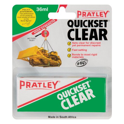 Pratley Quick Set Clear Glue 36ml | Smart Price Specials | PnP Home