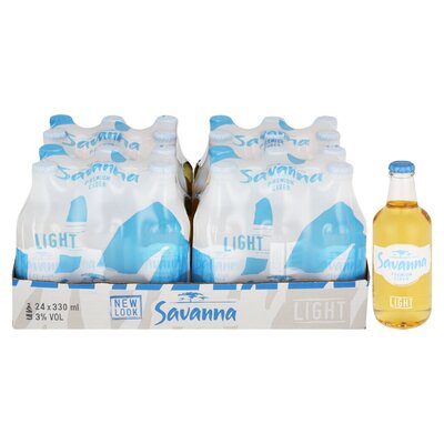 Savanna Light NRB 24 x 330ml | Smart Price Specials | PnP Home
