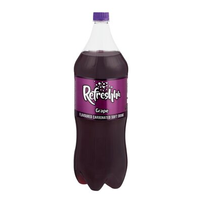 Refresh Grape Flavoured Carbonated Soft Drink 2L | PnP