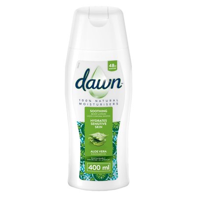 Dawn Aloe Vera & Avocado Oil Soothing Body Lotion for Sensitive Skin ...