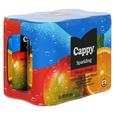 Cappy Mango Orange Sparkling Fruit Juice Blend 6 x 300ml | PnP