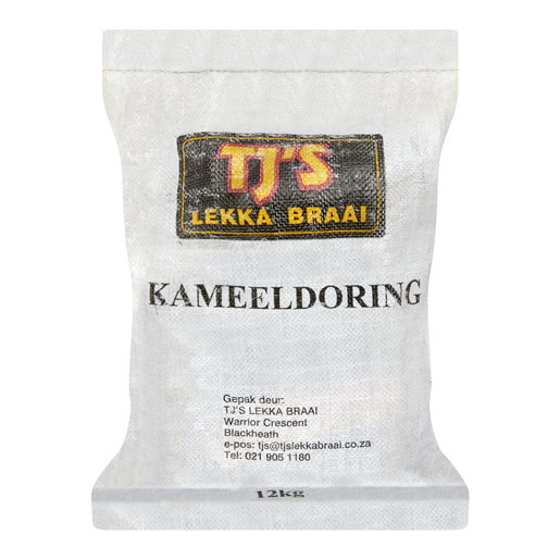 Tj's Lekka Braai Kameeldoring 12kg | PnP