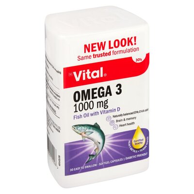 Vital Omega 3 Concentrate Tablets 30s | PnP