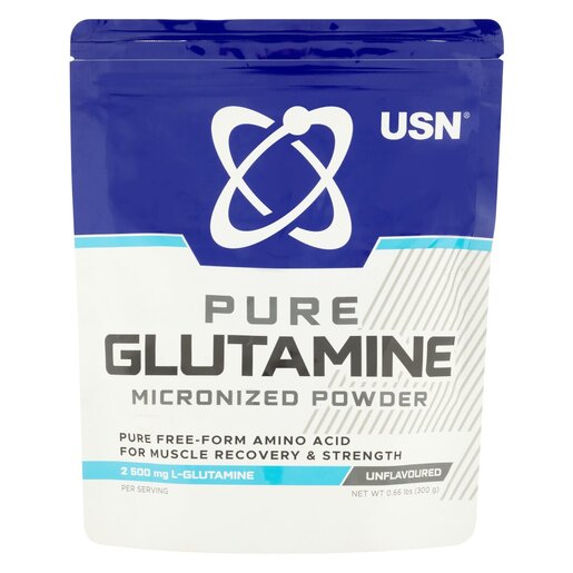 Usn Pure Glutamine Micronized Powder Unflavoured Bulk Value Pack 300g | PnP