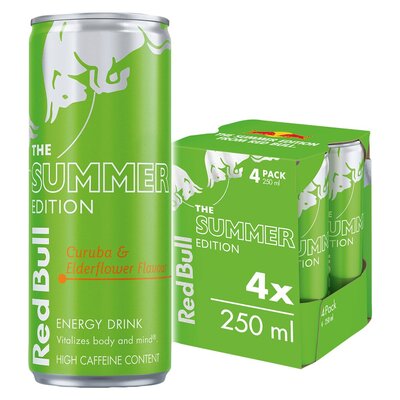 Red Bull Summer Curuba Elderflower 4 x 250ml | PnP