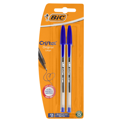 BIC Blue Clic Ballpoint Pen 2 Pack | PnP