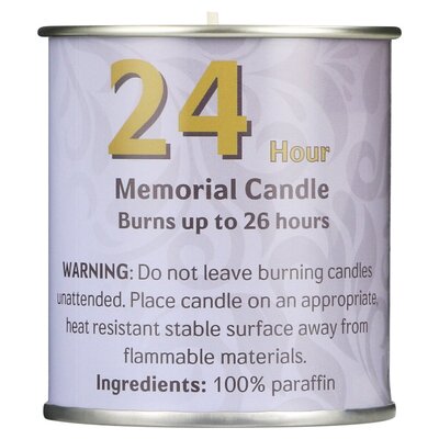 Geffen 24hr Memorial Tin Candles | PnP