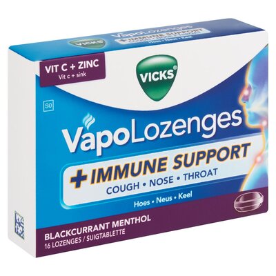Vicks Vapolozenges Immune Blackcurrent 16 Tablets x 96 | PnP