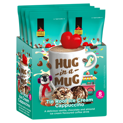 Hug in a Mug Tin Roof Cappuccino 8 x 24g | PnP