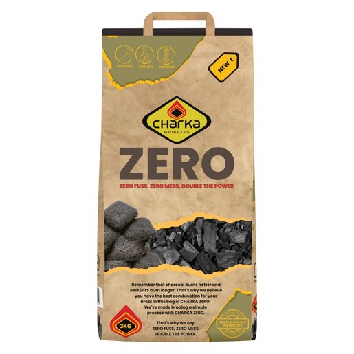Charka Zero Mix Charcoal & Briketts 3Kg | PnP