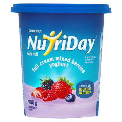 Danone Nutriday Full Cream Mixed Berry Yoghurt 900g | PnP