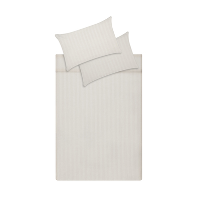 Inspired Duvet Dobby Striped Stone Set Three Quarter | PnP