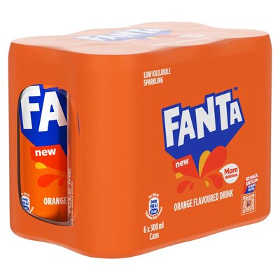Fanta Orange Can 6 x 300ml | Smart Price Specials | PnP Home