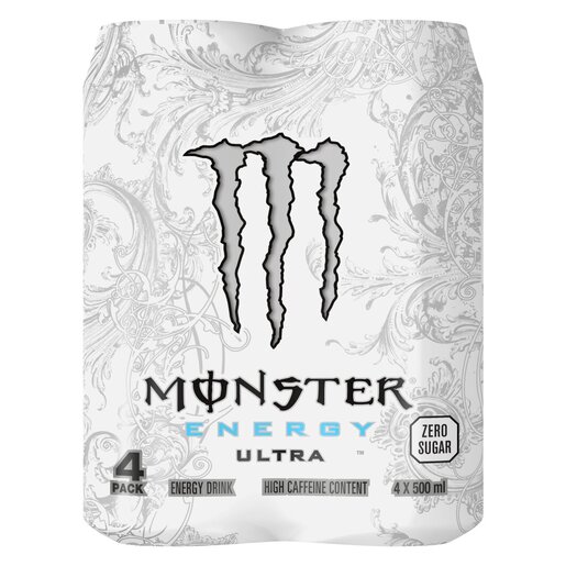 Monster Ultra Energy Drink 4 x 500ml | PnP