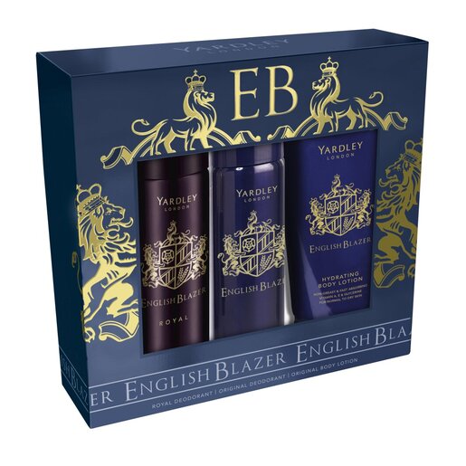 Yardley English Blazer Gift Set With Original Deodorant & Body Lotion ...