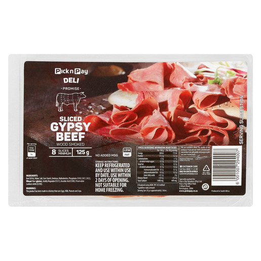 PnP Gypsy Beef 125g | PnP
