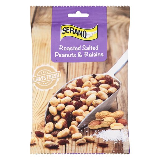 Serano Roasted Salted Peanuts & Raisins 200g | PnP