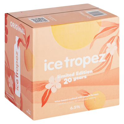 Ice Tropez Peach 20 Years Limited Edition Cocktail 12 x 275ml | PnP