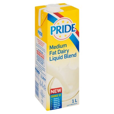 Pride Medium Fat Dairy Liquid Blend 1L | PnP