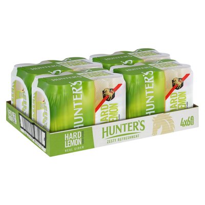 Hunters Hard Lemon Can 24 x 440ml | PnP