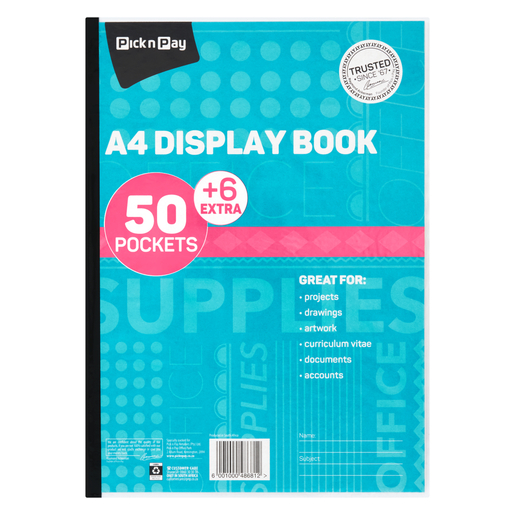 PnP A4 Display Book 50 + 6 Pocket | Smart Price Specials | PnP Home