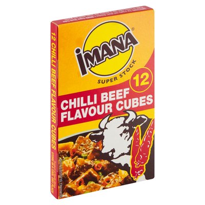 Imana Chilli Beef Stock Cubes 12 Pack | PnP