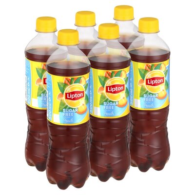 Lipton Peach Sugar Free Ice Tea 500ml x 6 | PnP