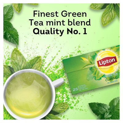 Lipton Clear Green Mint Flavoured Green Tea 25 Pack | Smart Price ...
