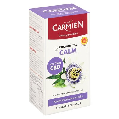 Carmien Rooibos Calm With 2mg CBD Tea 20 Pack | Smart Price Specials ...