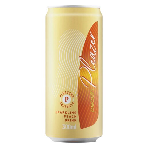 KWT Peach Pleazer Sparkling Drink Can 300ml | PnP