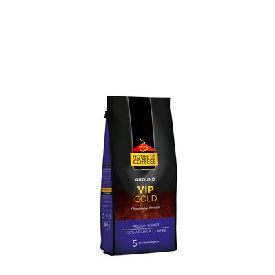 House of Coffees Vip Gold Medium Roast Ground Filter Coffee 250g | PnP