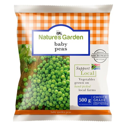 Natures Garden Frozen Baby Peas 500g | PnP