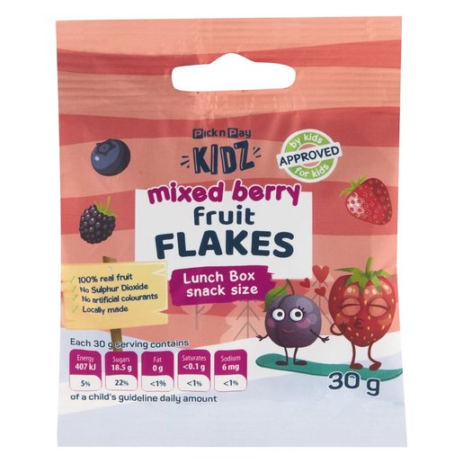PnP Kidz Mix Berry Fruit Flakes 30g | PnP
