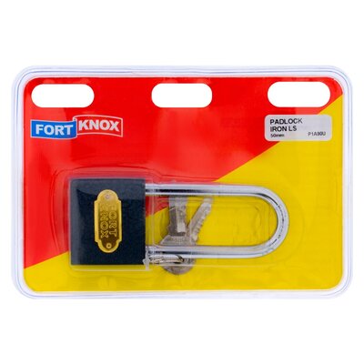 Fort Knox Iron Long Shackle Padlock 50mm | Smart Price Specials | PnP Home