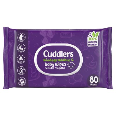 Cuddlers Biodegradable Baby Wipes 80 Pack | Smart Price Specials | PnP Home