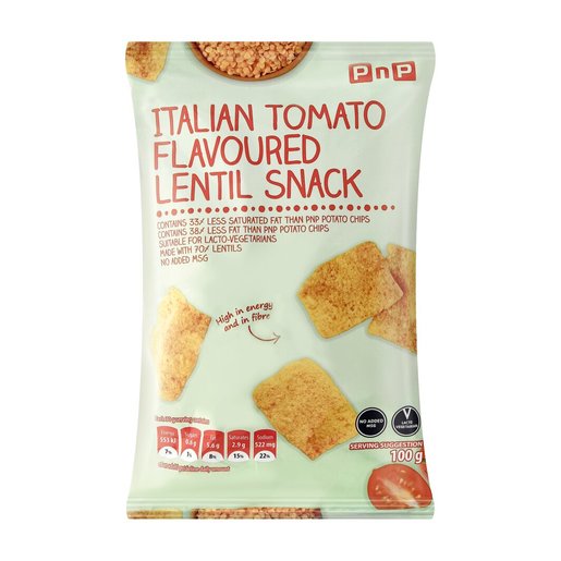 PnP Italian Tomato Flavoured Lentil Snack 100g | PnP