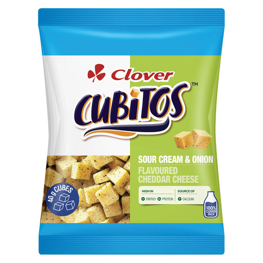 Clover Cubitos Sour Cream & Onion 40g | PnP