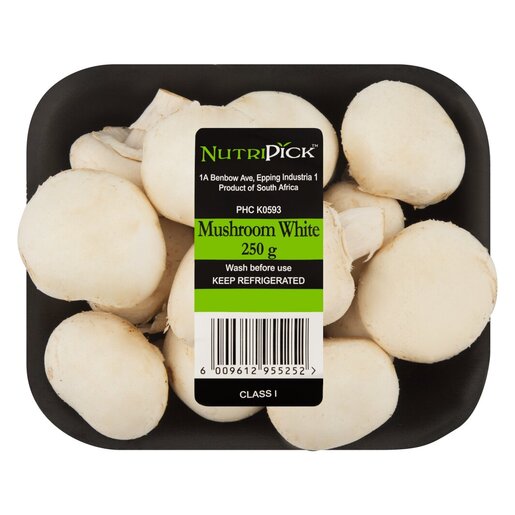 M&R Marketing White Mushrooms 250g | PnP