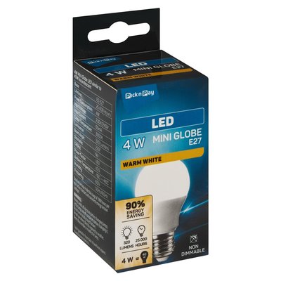 PnP 4W Warm White Edison Screw Mini LED | PnP