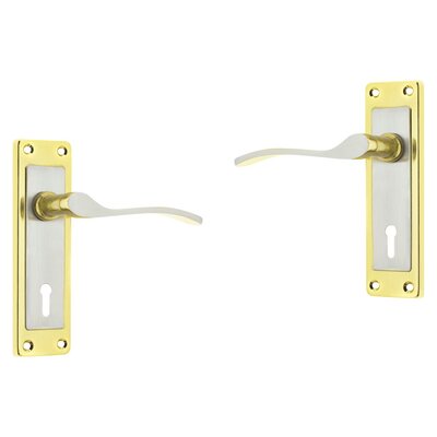 Fort Knox 2-Lever No.6 Fire Star Satin Nickle Bronze Plated Lockset | PnP