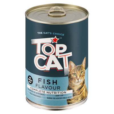 Top Cat Fish Flavour Cat Food 400g | PnP